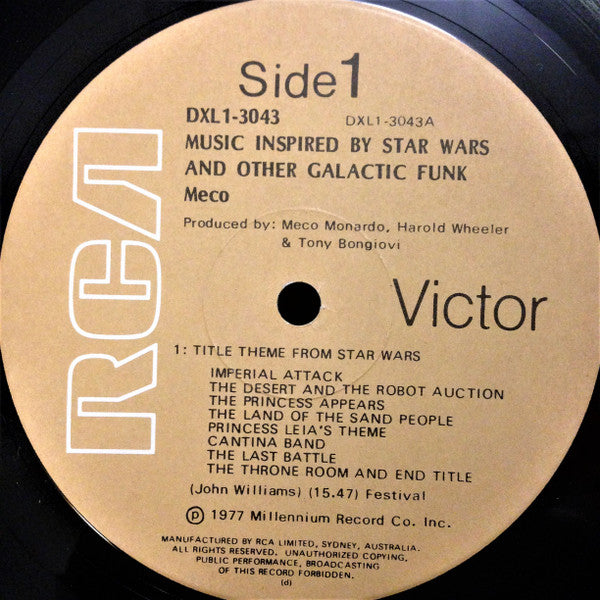 MECO - MUSIC INSPIRED BY STAR WARS AND OTHER GALACTIC FUNK – Mirador ...