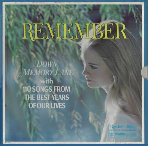 VARIOUS - REMEMBER (DOWN MEMORY LANE WITH 110 SONGS FROM THE BEST YEAR ...